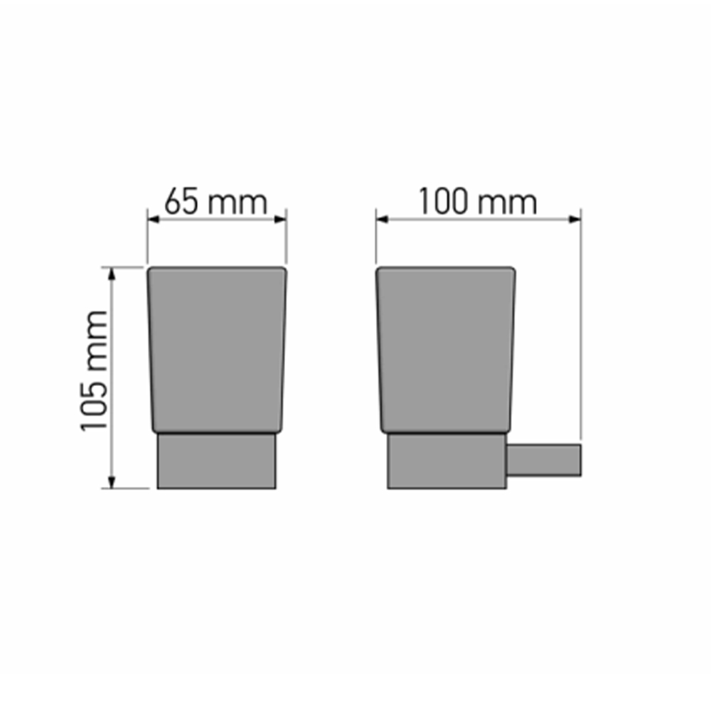 Ποτηροθήκη Sanco Monogram Α03-120401 Chrome - charakidas-store.gr